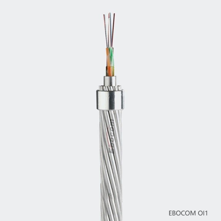 OPGW Optical Fiber Cable SM 24 Core Power System High Voltage ground wire networking construction
