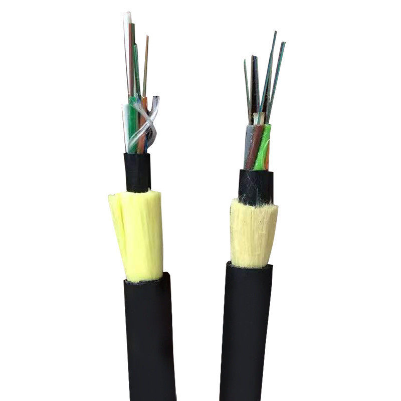 ADSS 48 Core Double jacket Outdoor Fiber Cable Aramid Yarn Strength UV ...