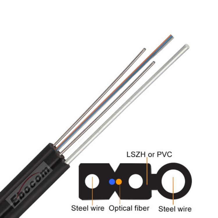 GJYXFCH FTTH Drop Cable Single mode G657A G652D Fiber 1 core White or ...