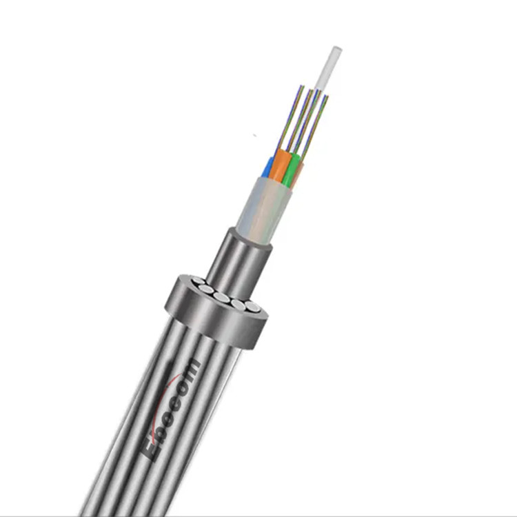 24 Core OPGW Optical Fibre Cable Aerial Overvoltage Composite Ground ...