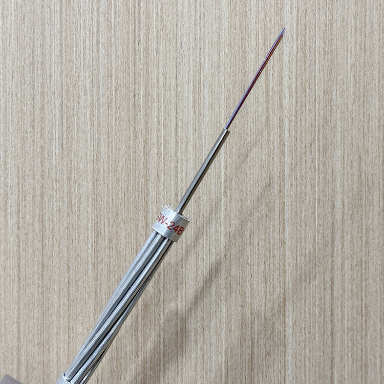 Overhead Power Line OPGW Fiber Optic Cable 24 Core Single Mode G652D