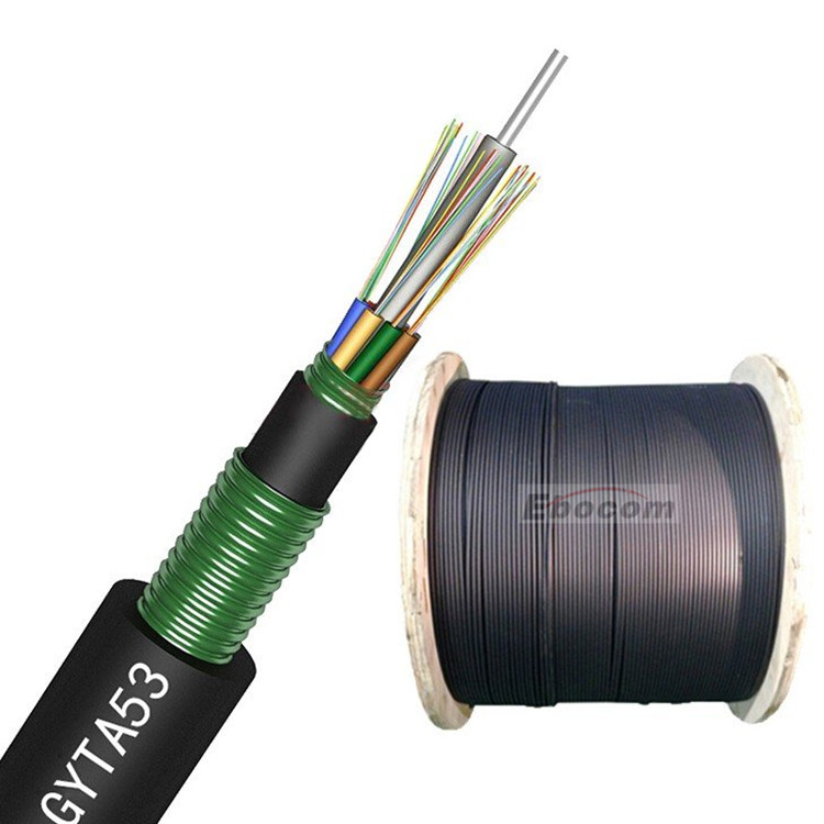 Factory Wholesale GYTS53 GYTA53 Outdoor Direct Buried Fiber Optic Cable ...